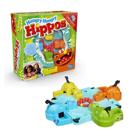 Hasbro | Games | Hungry Hungry Hippos Board Game With Activity Sheet ...